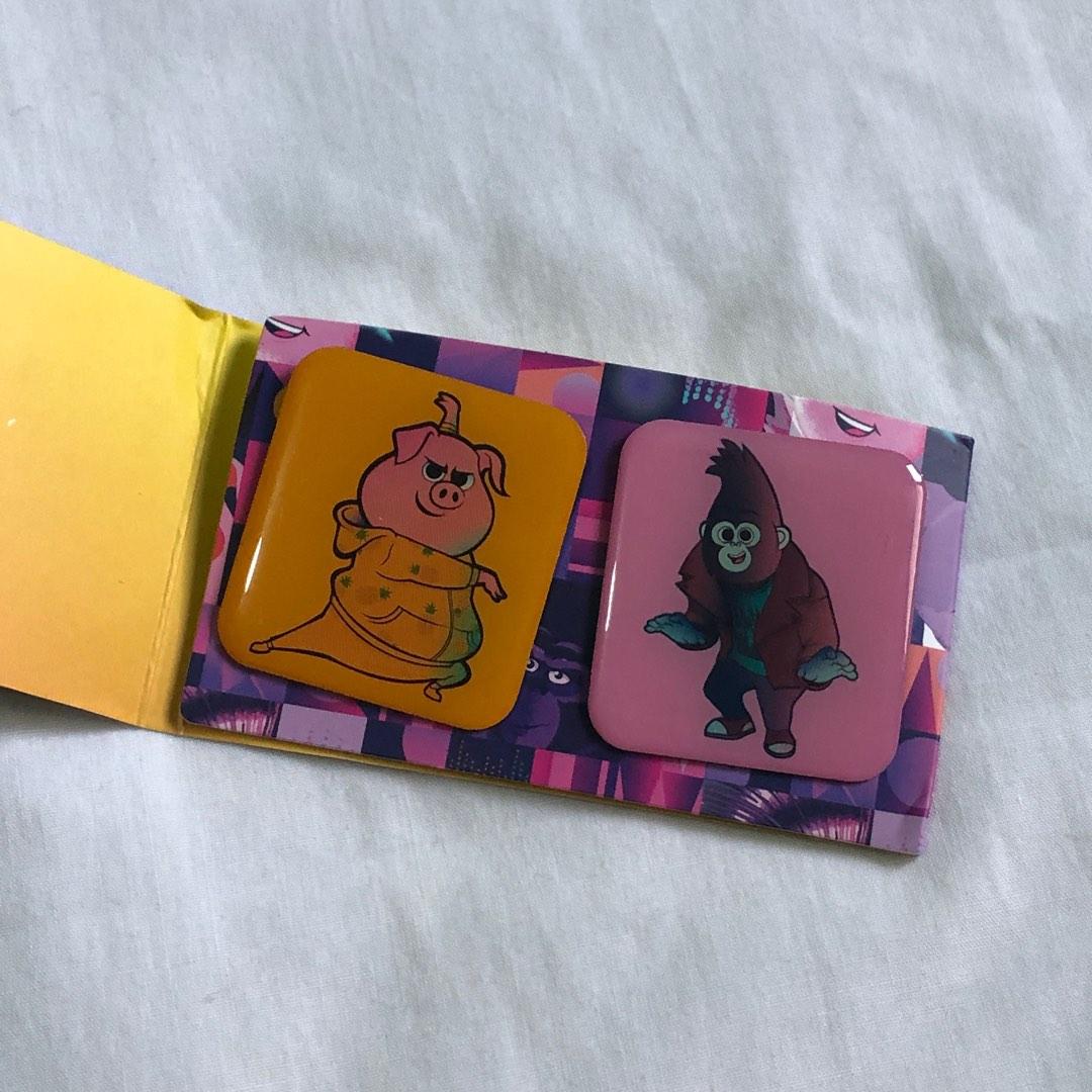 Sing 2: Pin Badge Set - home 806, Hobbies & Toys, Memorabilia ...