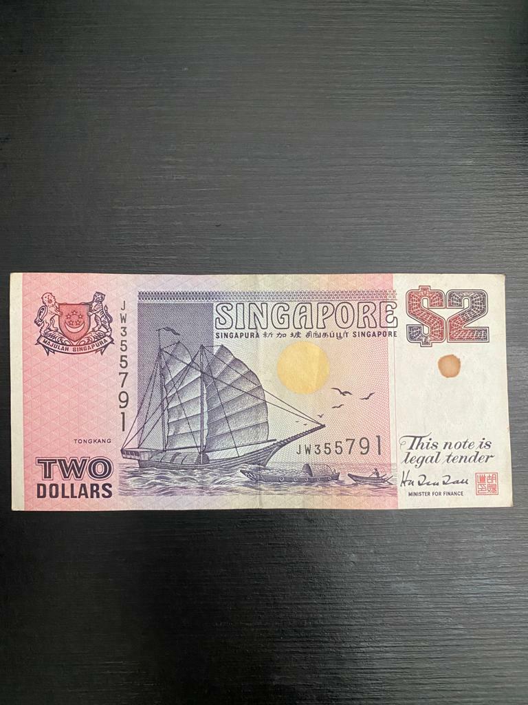 Singapore Note, Hobbies & Toys, Memorabilia & Collectibles, Currency on ...