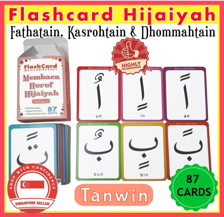 [SINGAPORE SELLER] Hijaiyah Flashcard With Harakat And Rumi (87 ...