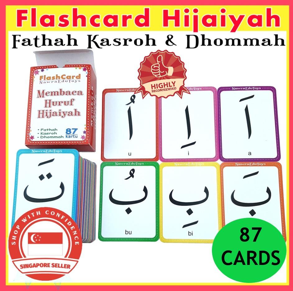 [SINGAPORE SELLER] Hijaiyah Flashcard With Harakat And Rumi (87 ...