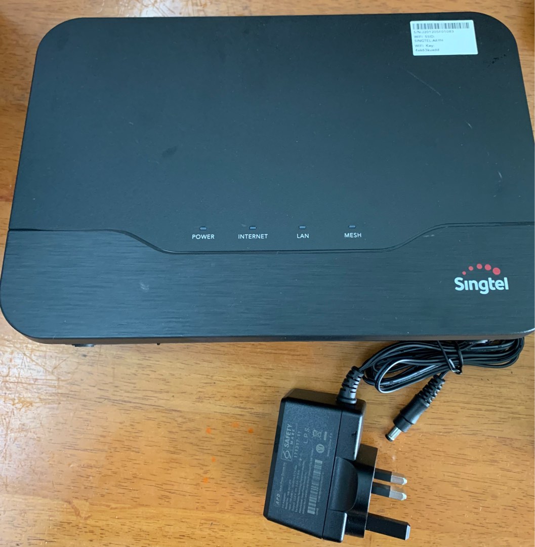 Singtel wifi router, Computers & Tech, Parts & Accessories, Networking ...