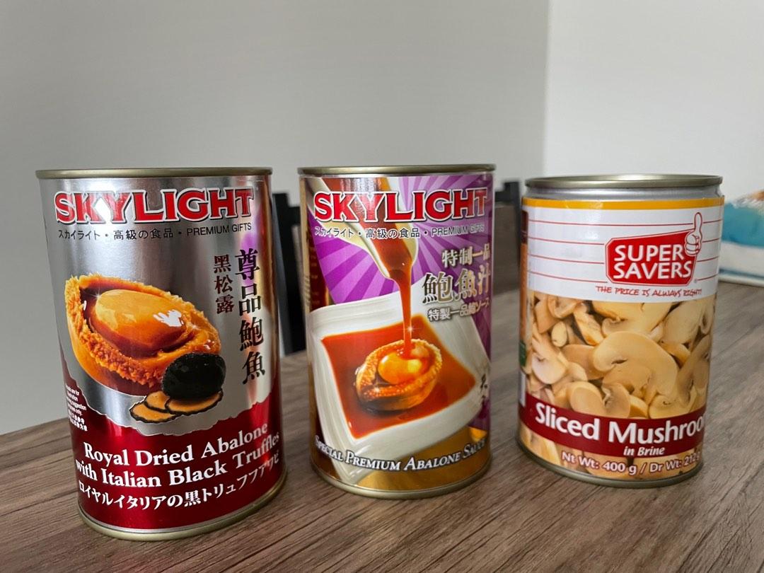 SKYLIGHT Abalone+Free sliced mushrooms, Food & Drinks, Packaged ...