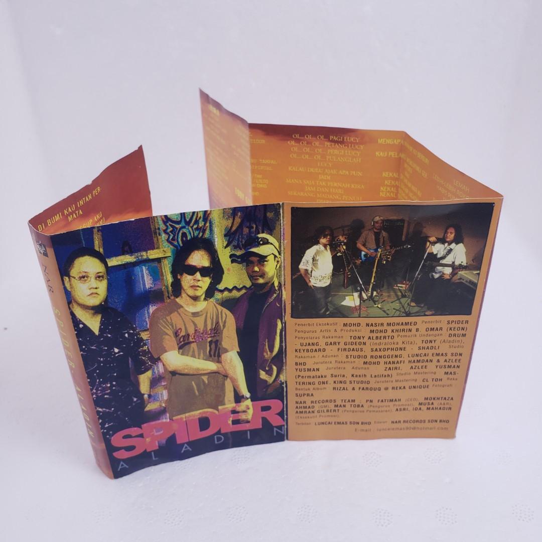 SPIDER - ALADIN KASET / CASSETTE, Hobbies & Toys, Music & Media, CDs ...