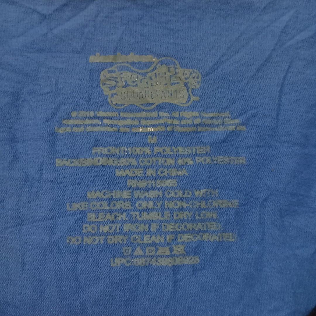 Spongebob Squarepants Nickelodeon Singlet. Size M, Men's Fashion, Tops ...