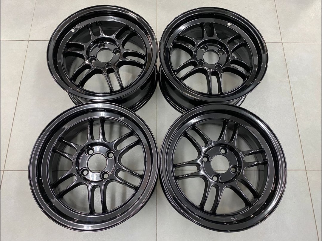 Sport Rim Enkei RPF1 15 inci Gloss Black, Auto Accessories on Carousell