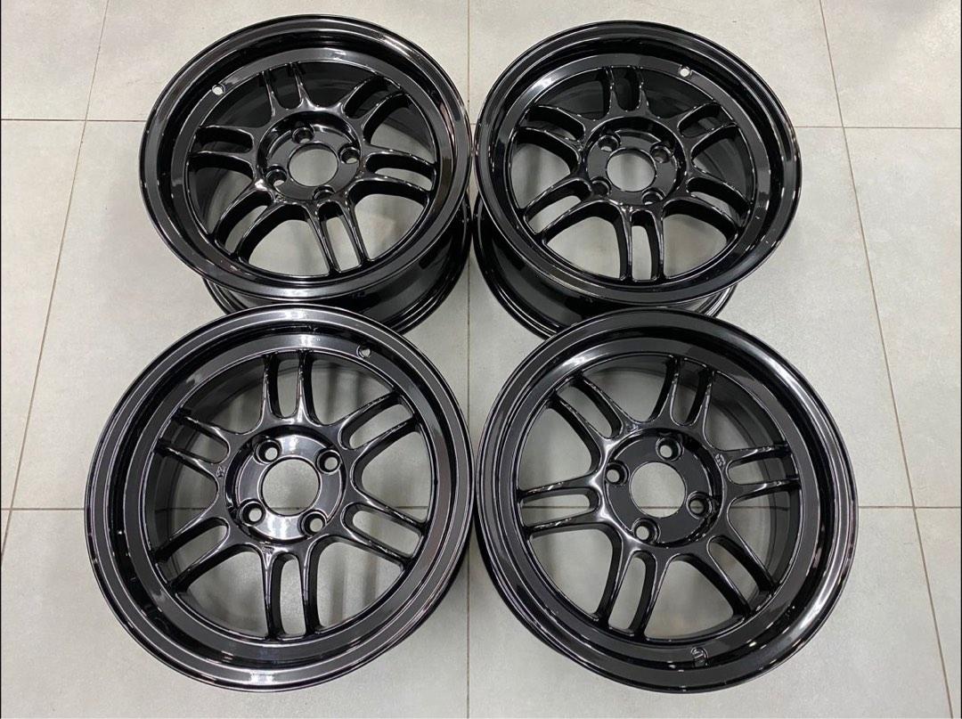 Sport Rim Enkei RPF1 15 inci Gloss Black, Auto Accessories on Carousell