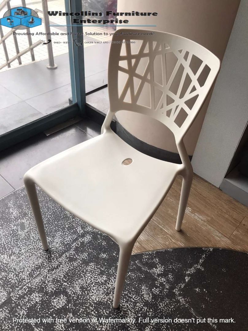 stackable chair, restaurant chair, canteen chair, Furniture & Home ...