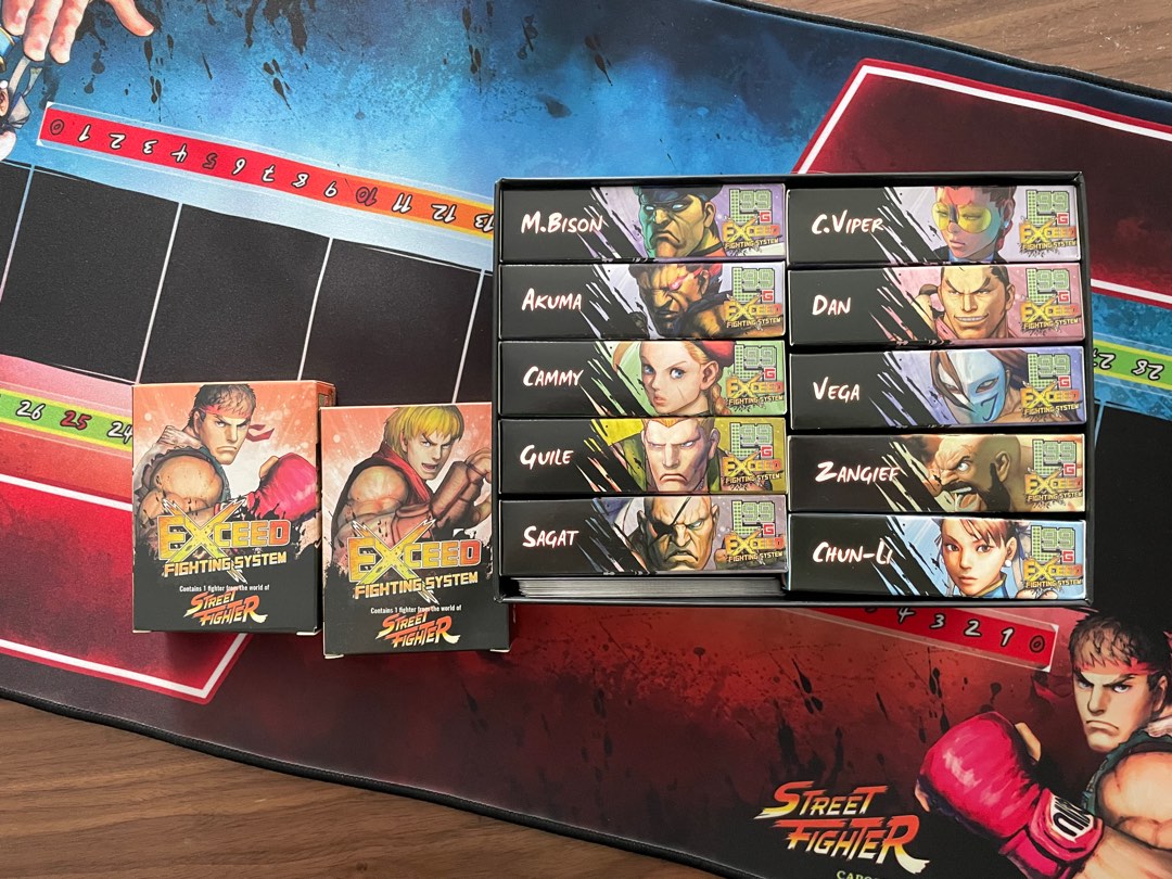 Street Fighter - EXCEED fighting system card game (Season 3 Bundle ...