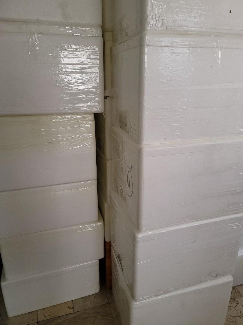 styro box, insulation box, foam box, Furniture & Home Living, Home ...