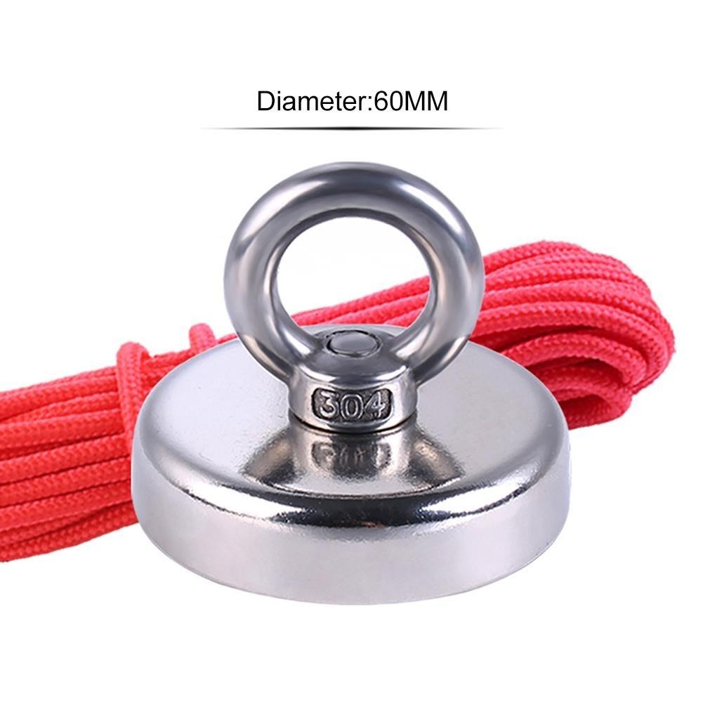 Super strong neodymium fishing magnet with countersunk hole and ...