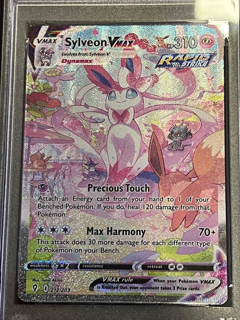Sylveon VMax Evolving Skies PSA 10 - Alternate Art, Hobbies & Toys ...