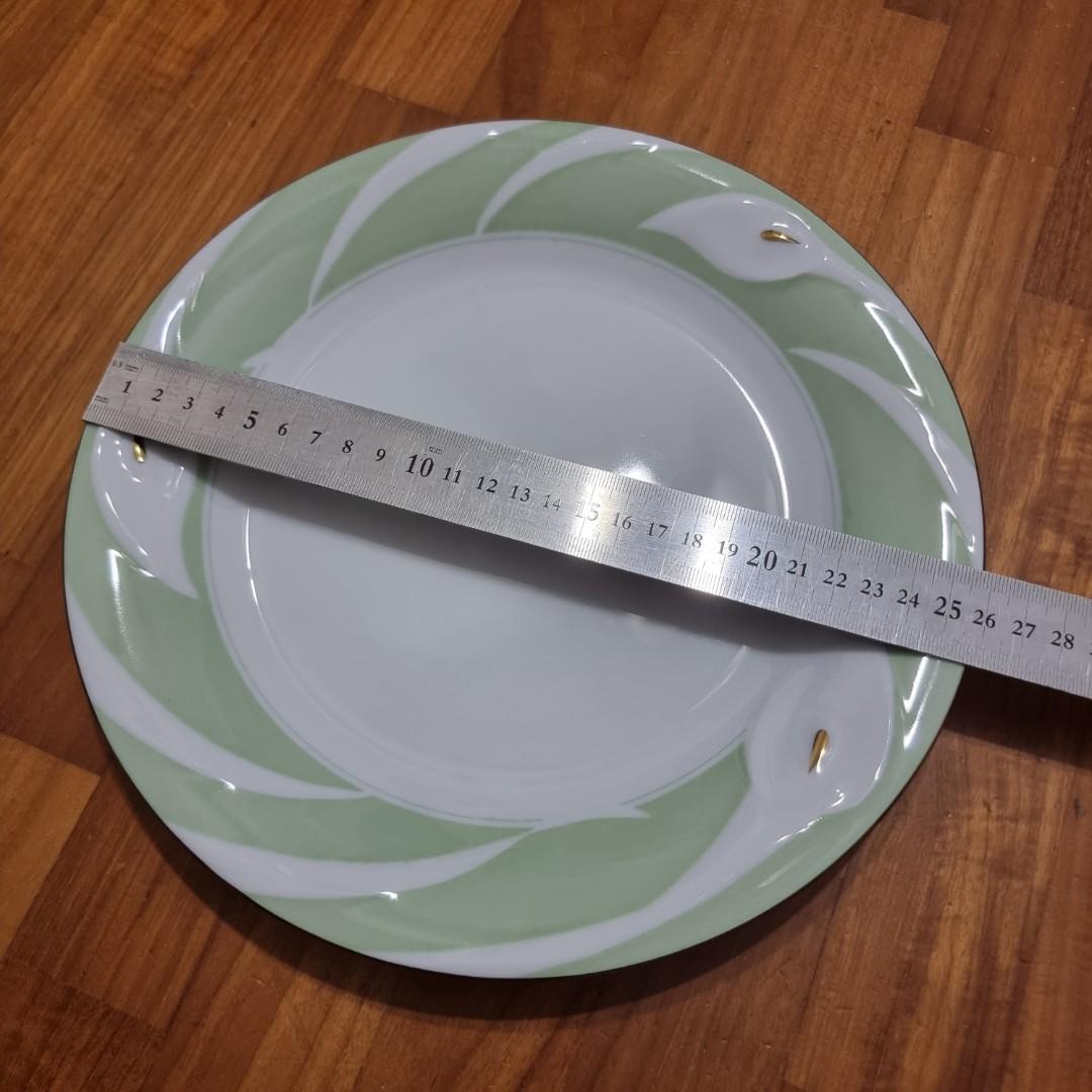 Tachikichi Inc Japan Adam & Eve Big Dinner Plate With Gold Rim ...