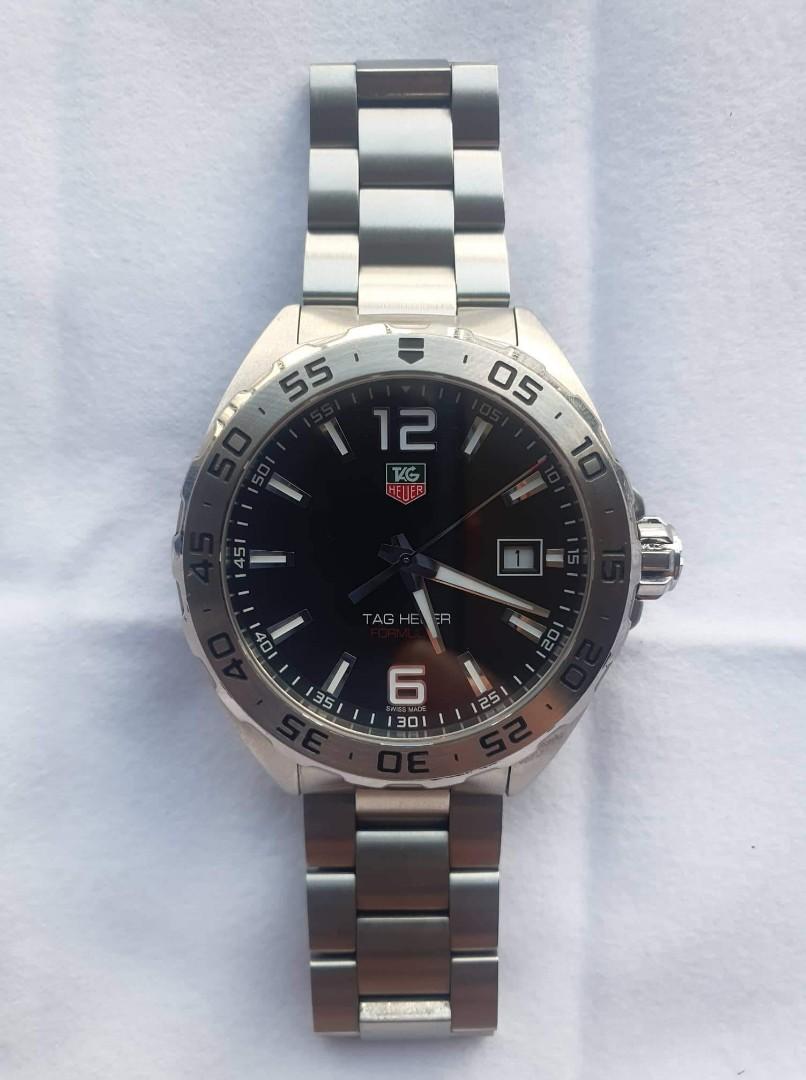 TAG HEUER F1 BLACK DIAL, Men's Fashion, Watches & Accessories, Watches ...