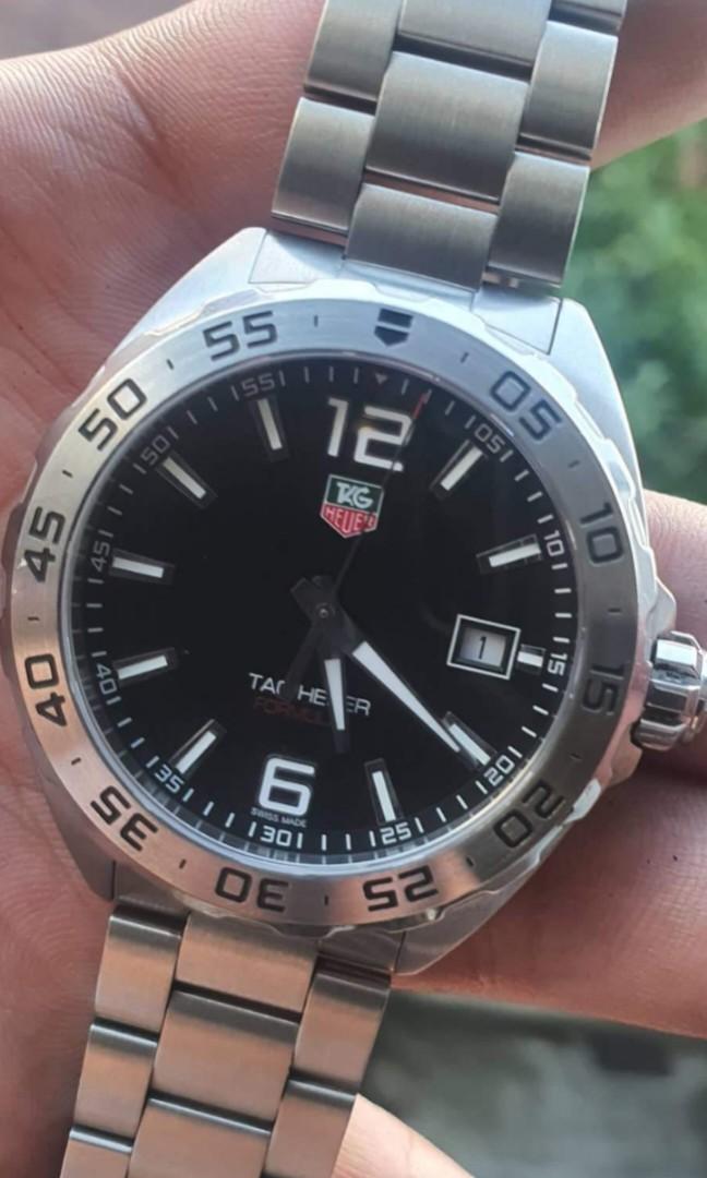 TAG HEUER F1 BLACK DIAL, Men's Fashion, Watches & Accessories, Watches ...