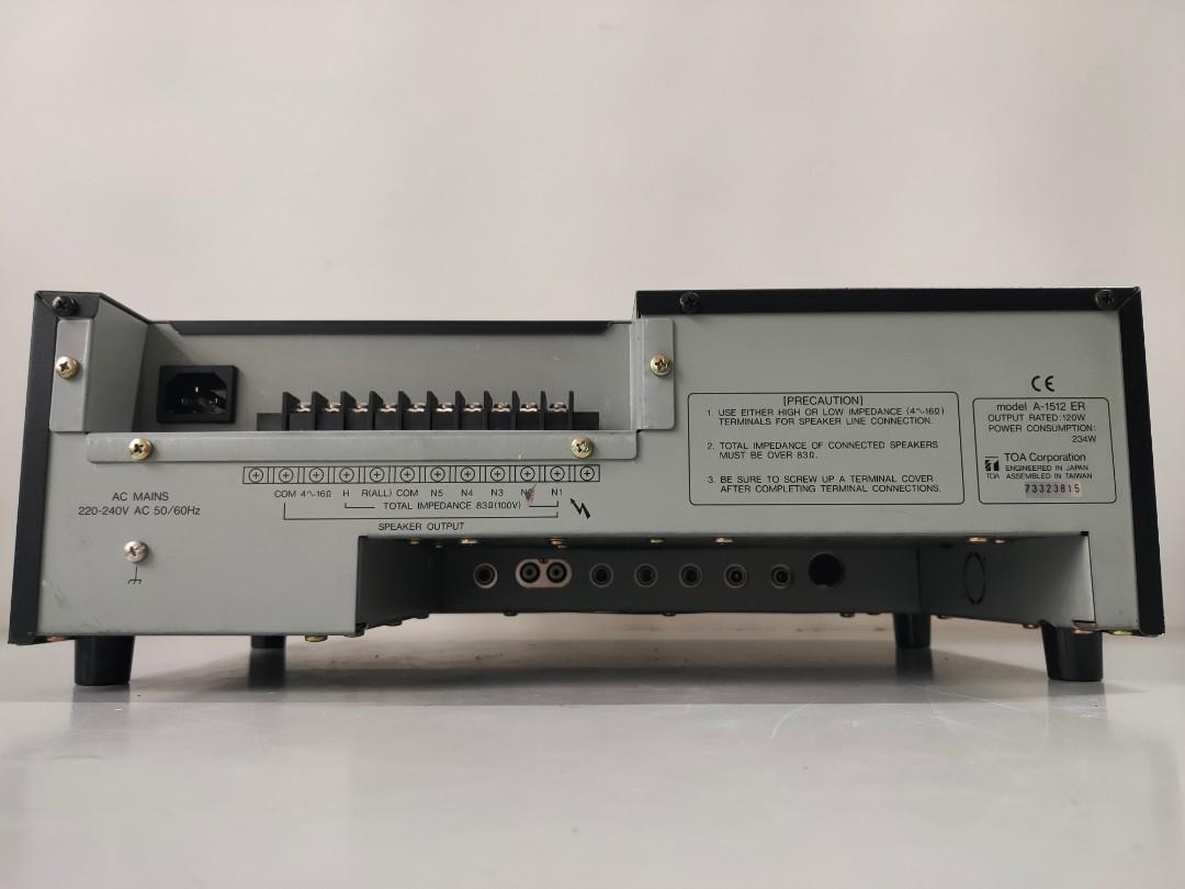 TOA PA Amplifier A-1500 Series For Sale @ $ 250 each (AAR 1452), Audio ...