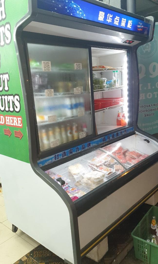 Top Display Chiller Bottom Display Freezer, TV & Home Appliances ...