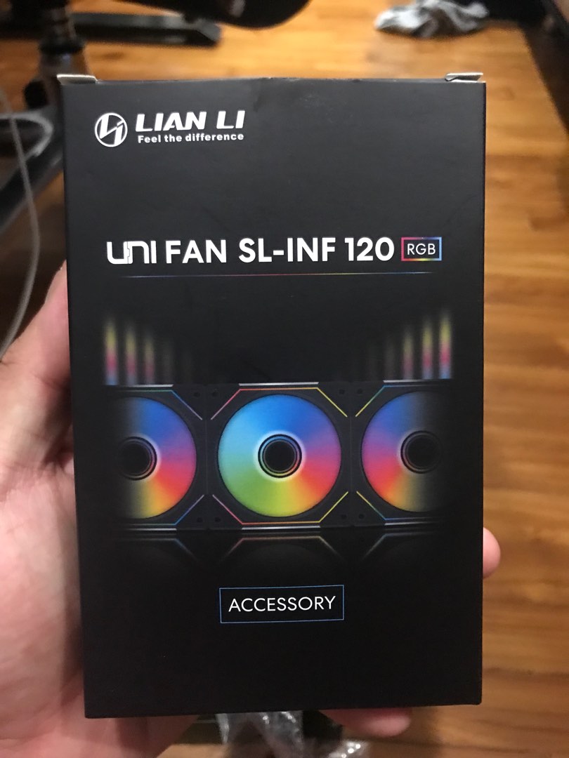 UNI FAN SL-INFINITY 120 RGB AND FAN HUB PLUS CABLE ACCESSORIES, Computers & Tech, Parts ...