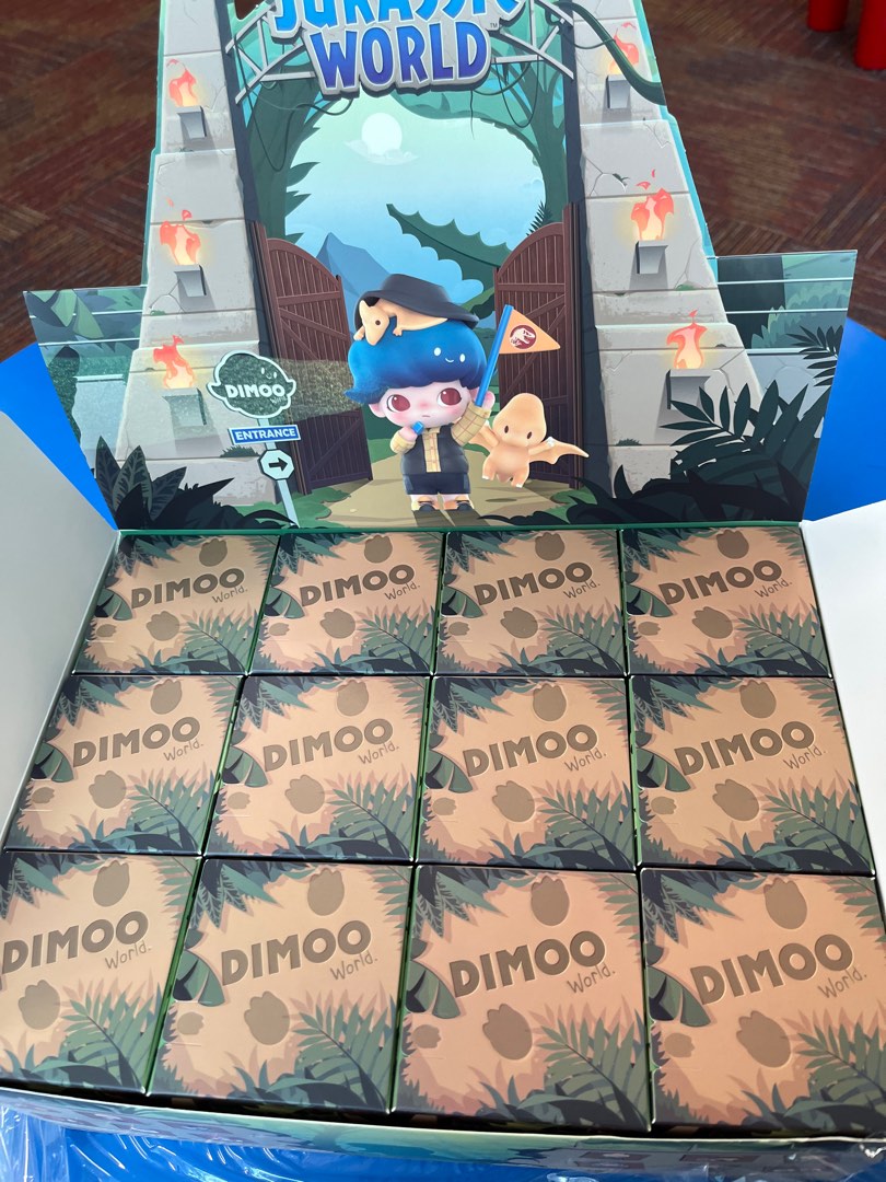 [UNOPENED box] popmart Dimoo Jurassic park world dinosaur figure ...