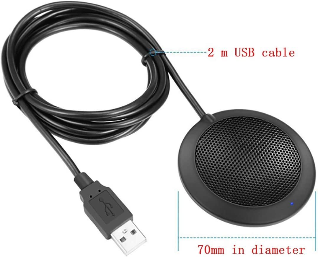 (USED - WHITE) Omnidirectional Microphone USB Interface Omnidirectional Pickup Eat Chicken Game ...