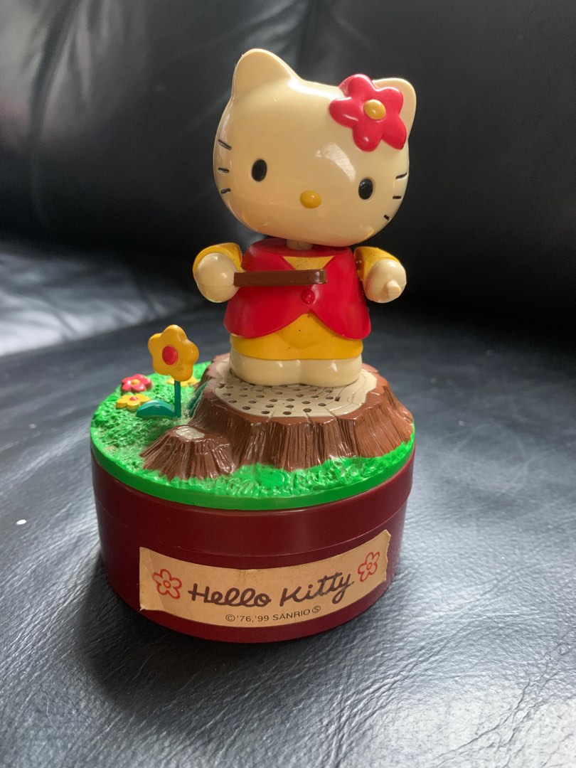 VINTAGE 1999 Hello Kitty Hard Plastic Garden Symphony Collectible ...