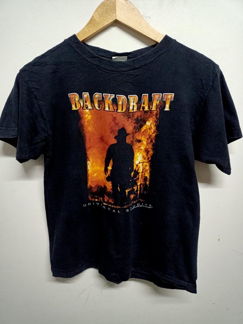 Vintage 90s movie backdraft shirt, Men's Fashion, Tops & Sets, Tshirts ...