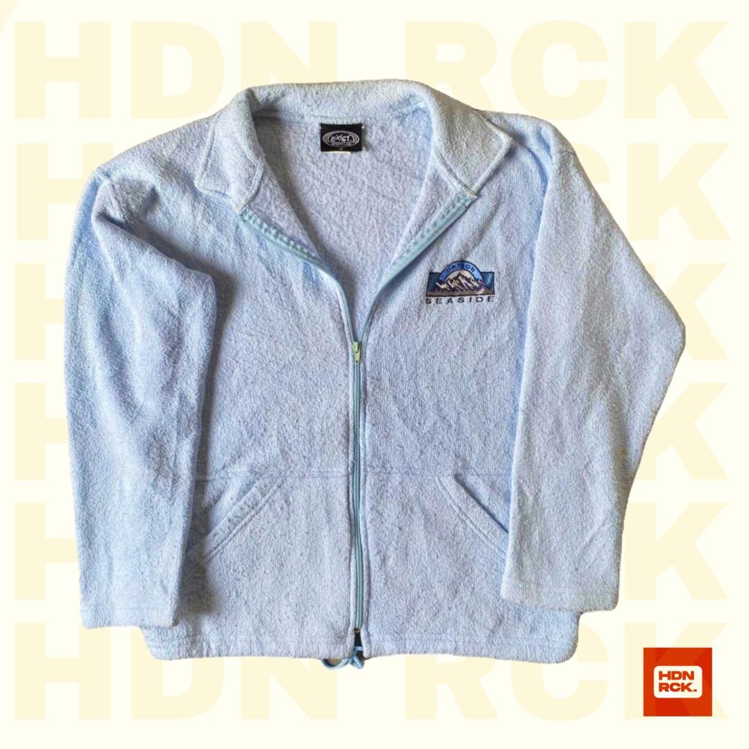 Vintage Cotton Candy Blue Fleece Jacket by Exist sports line, Women's ...