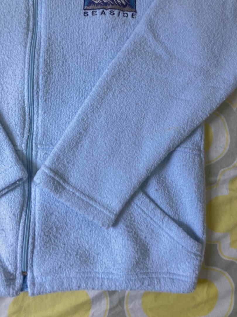 Vintage Cotton Candy Blue Fleece Jacket by Exist sports line, Women's ...