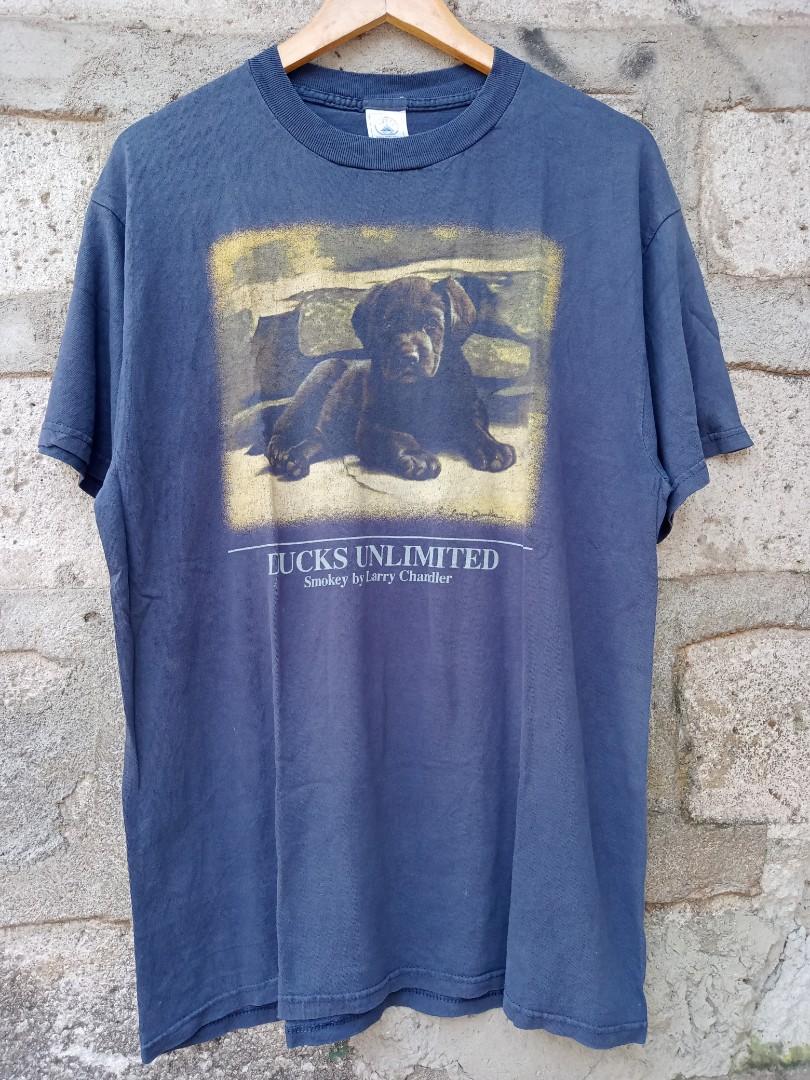 Vintage Ducks Unlimited Labrador Larry Chandler T-Shirt, Men's Fashion ...