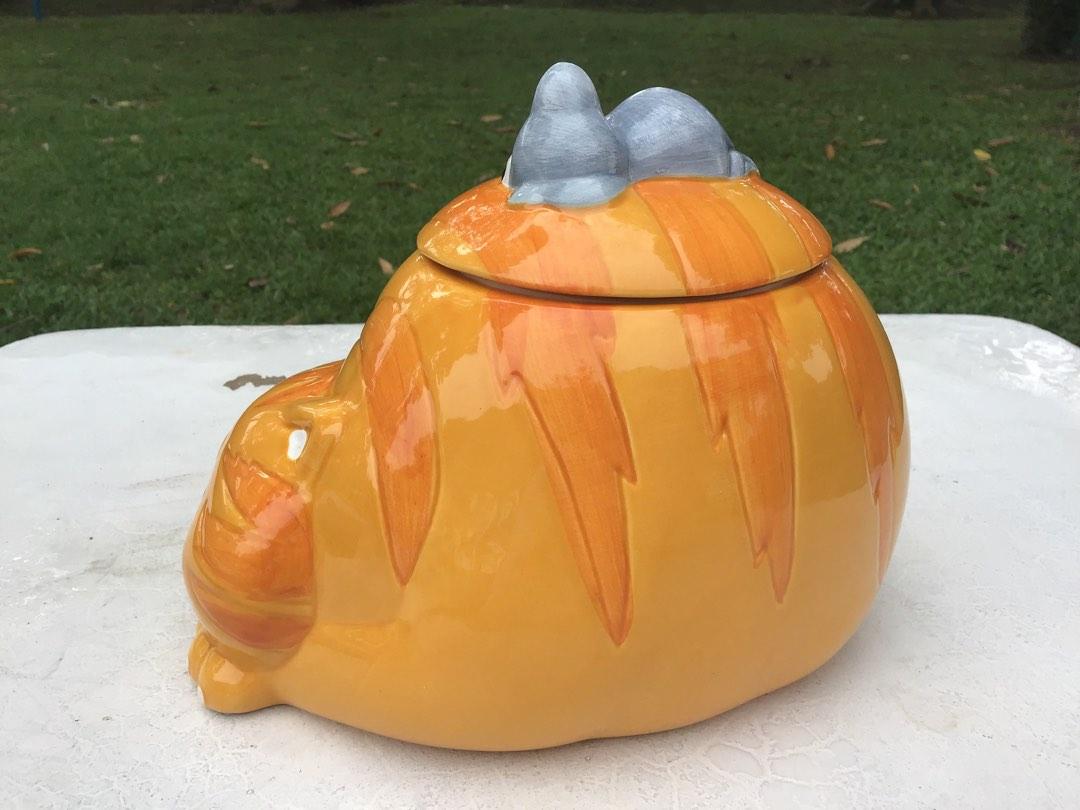 Vintage Garfield Fine Ceramic Cookie Jar, Furniture & Home Living, Home ...