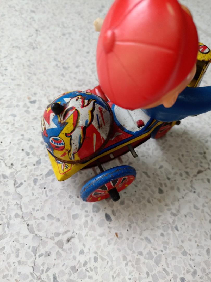 Vintage tricycle w rotating rabbit geese top behind, Hobbies & Toys ...