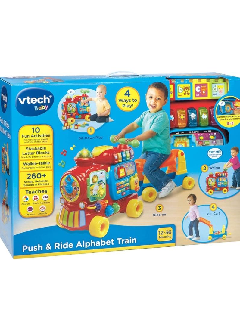 Vtech Push and ride alphabet train, Babies & Kids, Infant Playtime on ...