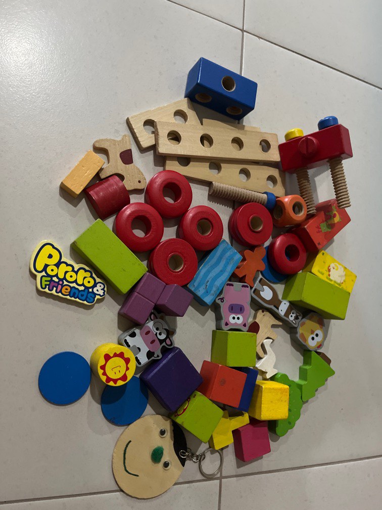 Wooden Blocks Bundle, Babies & Kids, Infant Playtime on Carousell