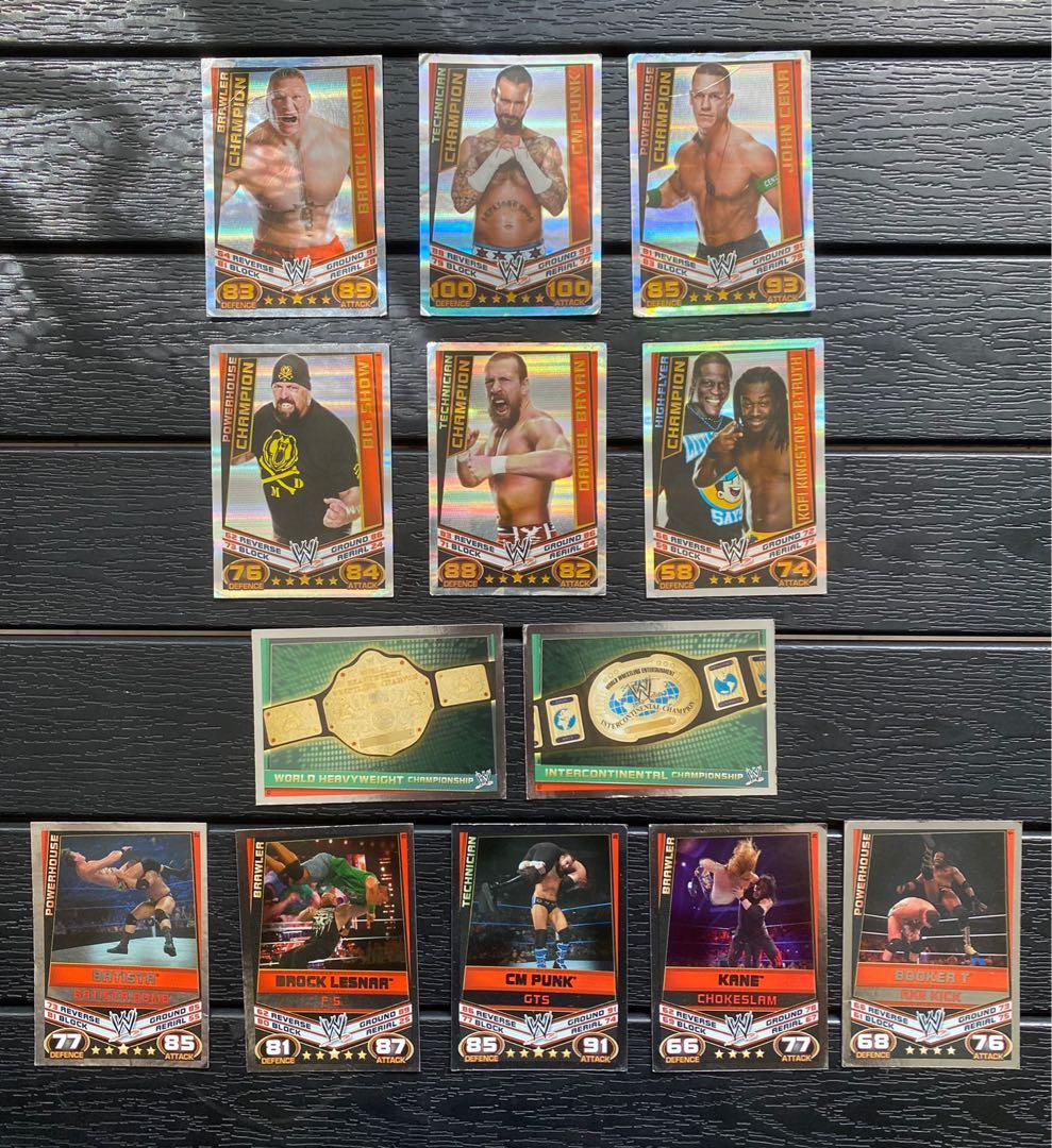 WWE Slam Attax Cards, Hobbies & Toys, Toys & Games on Carousell