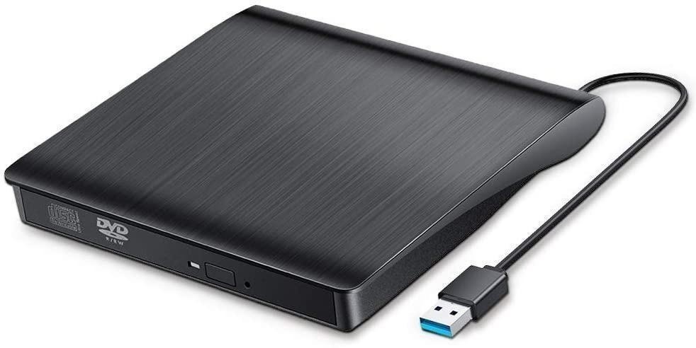 X18 External CD DVD Drive, External CD DVD Drive USB 3.0, Rewriter ...