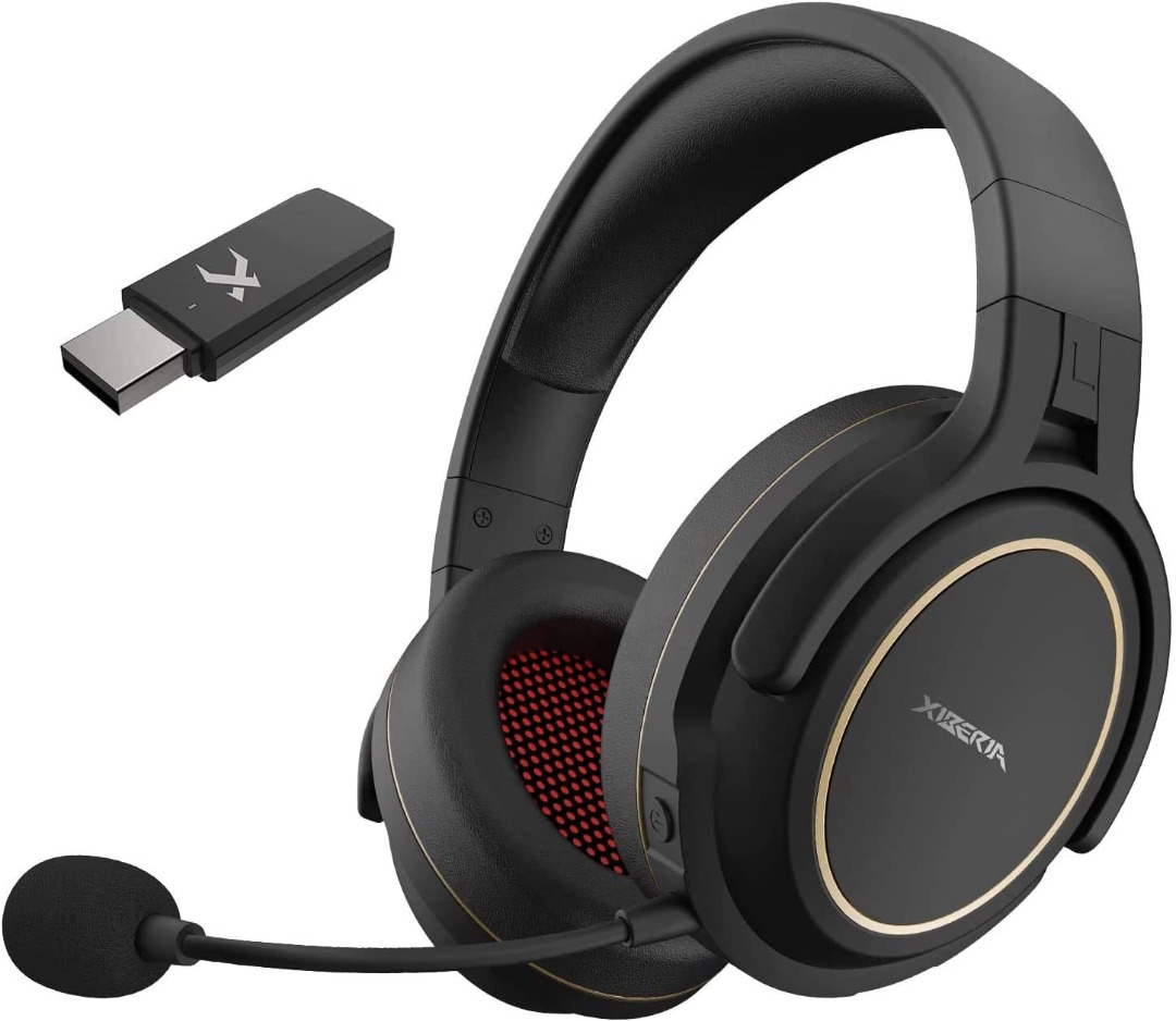 "XIBERIA 2.4G Wireless Gaming Headset for PC, PS5, PS4, with Noise ...