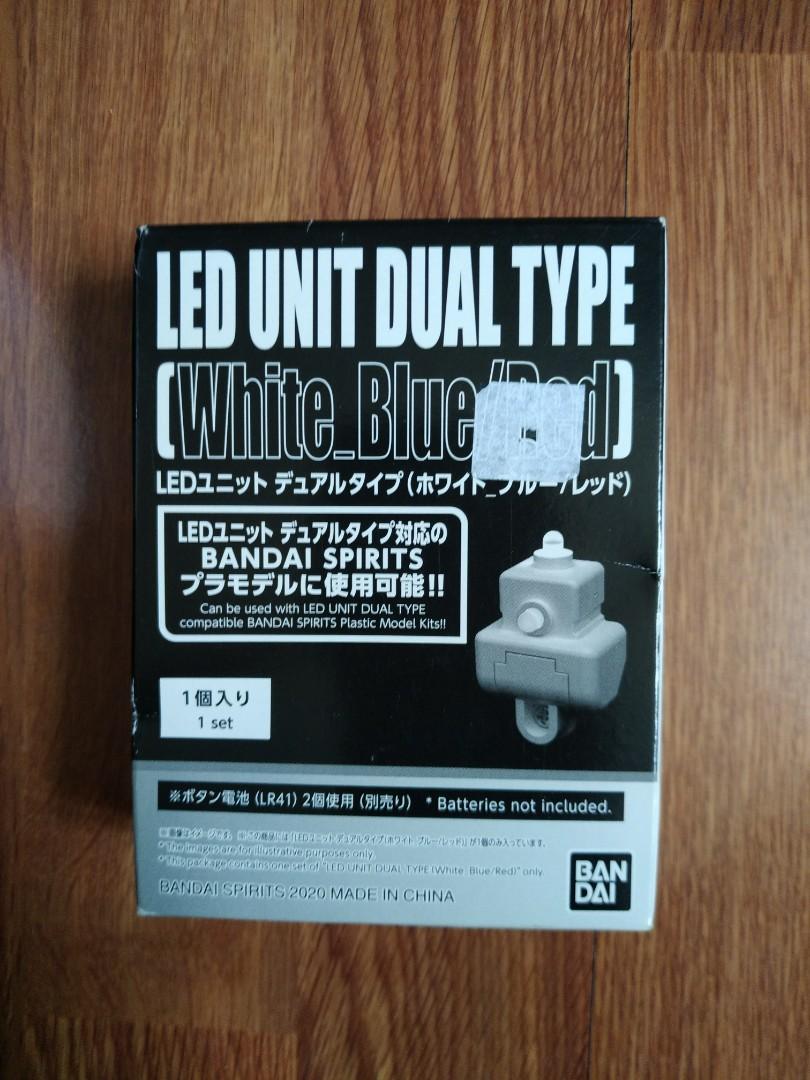(100%全新) BANDAI LED UNIT DUAL TYPE ( White, Blue/Red ) For Gundam ...