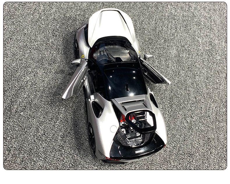 1/18 Burago Signature Ferrari SF90 Silver/Red, Hobbies & Toys, Toys ...