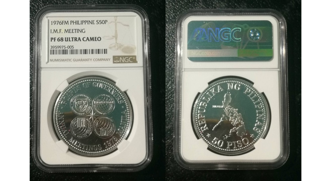 1976FM PHILIPPINE S50P I.M.F Meeting PF68 Ultra Cameo, Hobbies & Toys ...