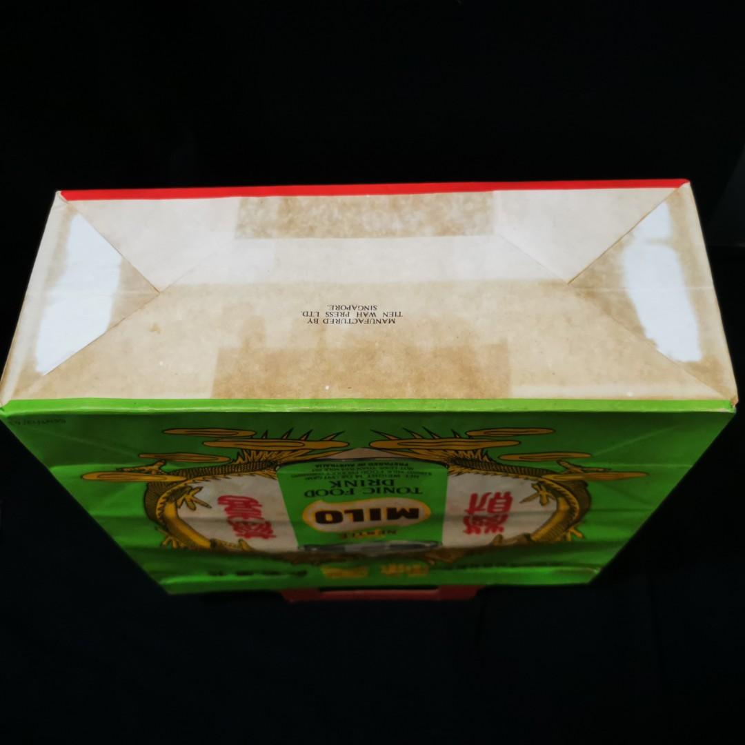 60s/70s Nestle Milo Paper Bag, Furniture & Home Living, Home Decor ...