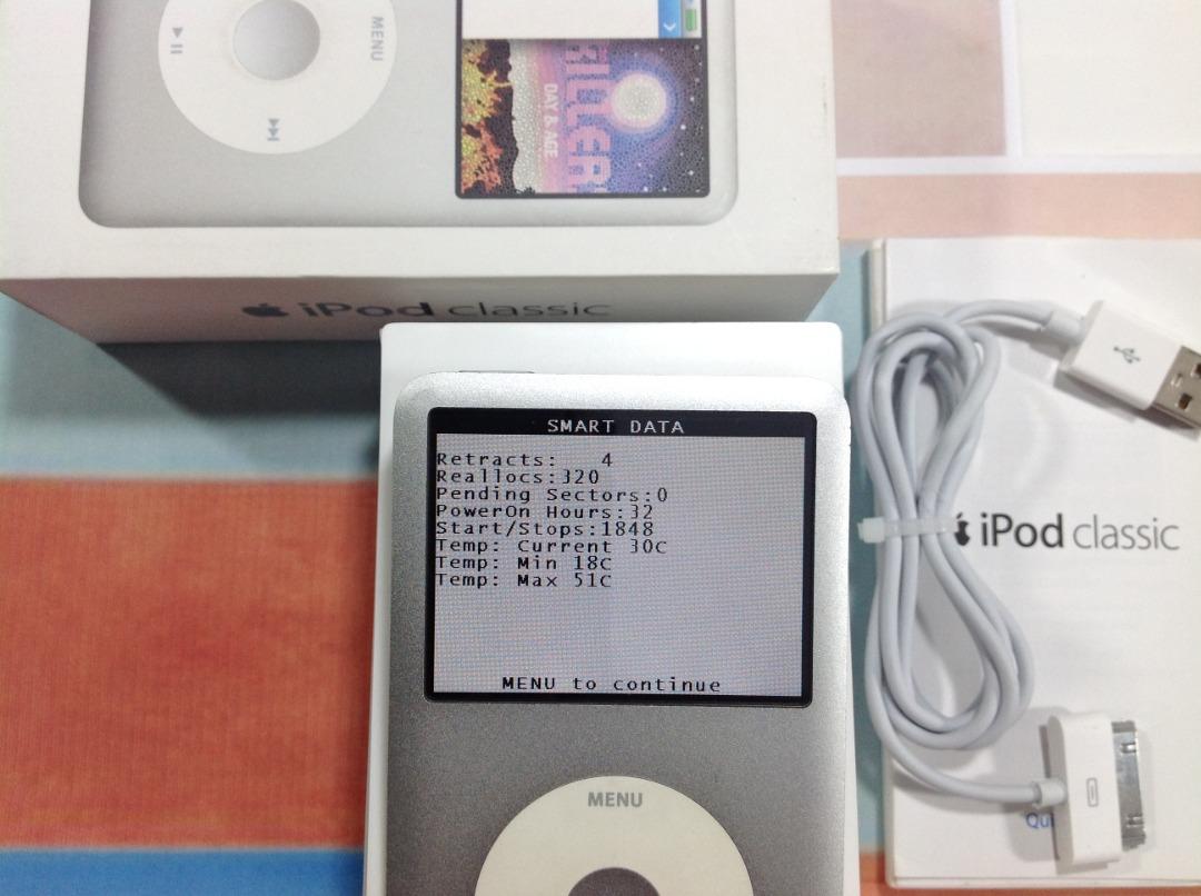 7th 160gb silver ipod classic fullset box 09zs, Audio, Portable Music ...