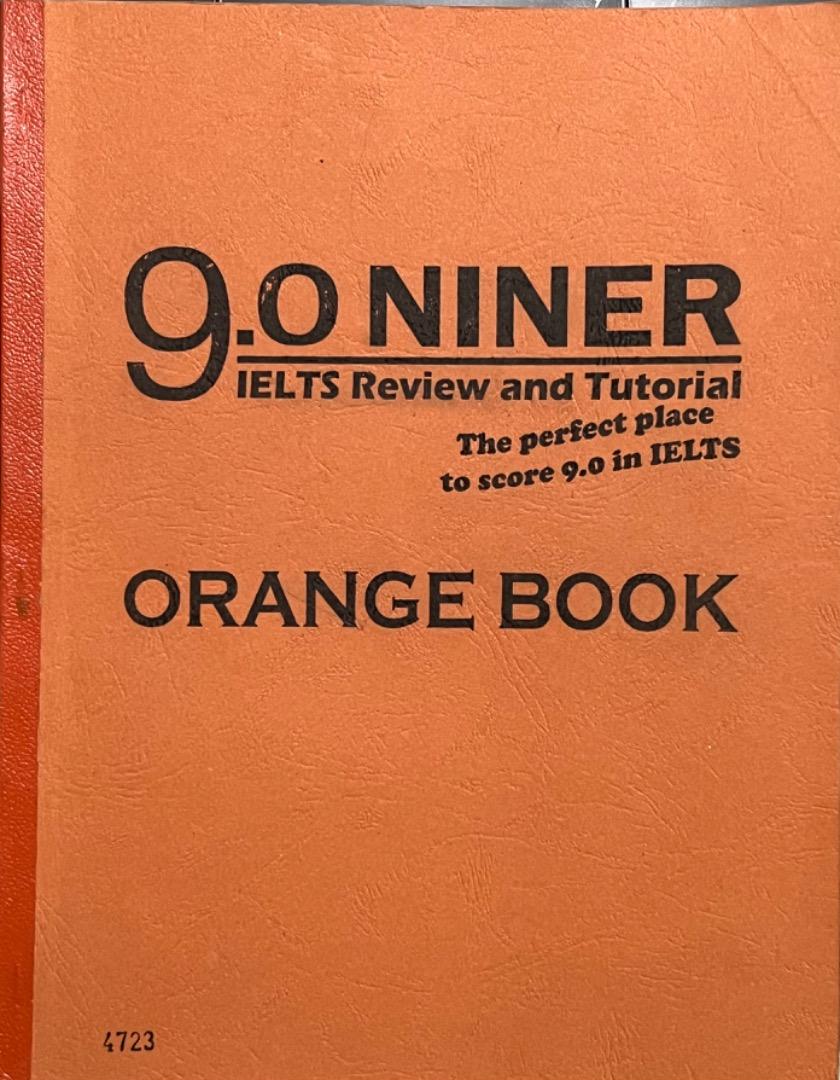 9 O Niner IELTS Review and Tutorial orange Book, Health & Nutrition ...