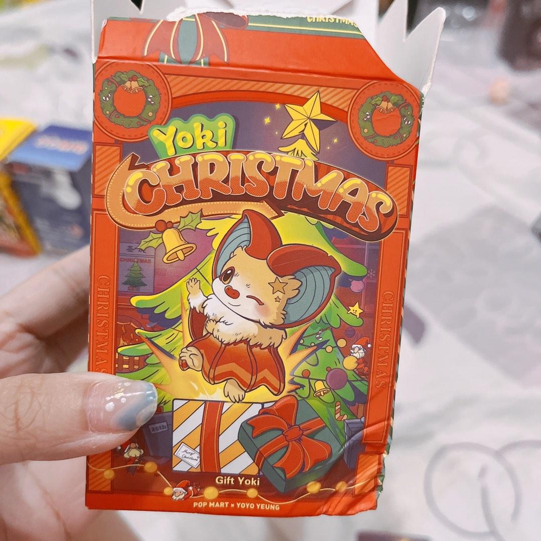 盒損 全新 yoki 聖誕系列 盲盒 滑雪yoki 泡泡瑪特 pop mart, 書籍、休閒與玩具, 玩具、公仔、桌遊在旋轉拍賣