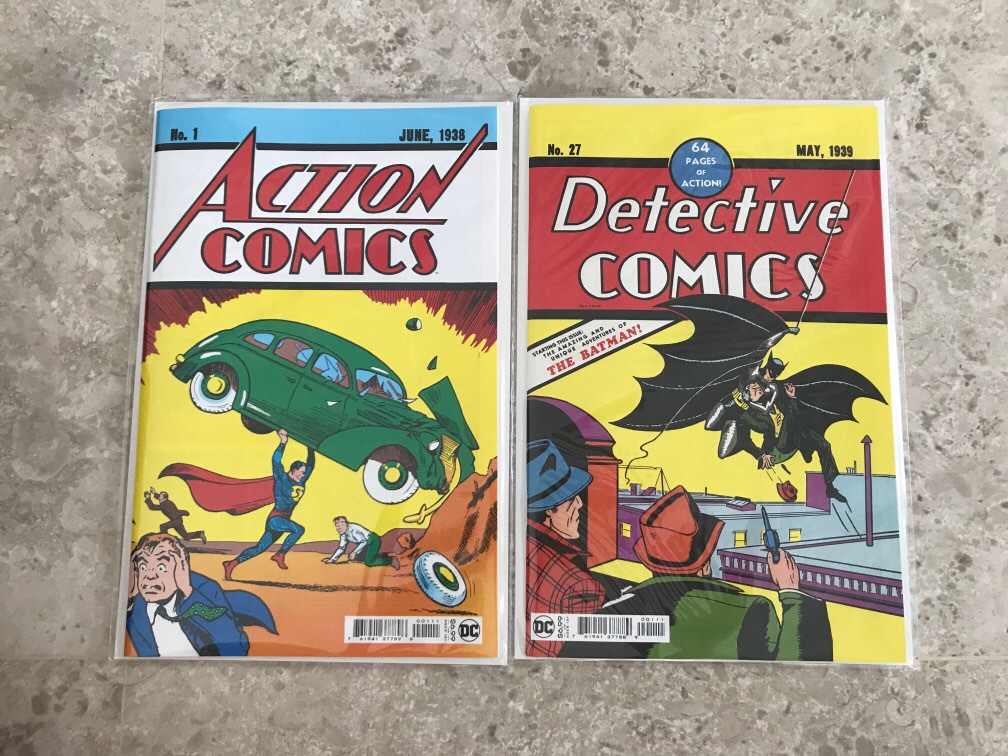Action comics #1, Detective comics #27, facsimile edition, Hobbies ...