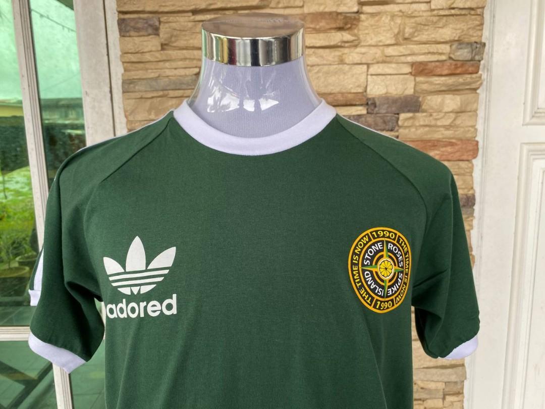 Adidas Adored X Stone Roses Spike Island Stripes, Men's Fashion, Tops ...