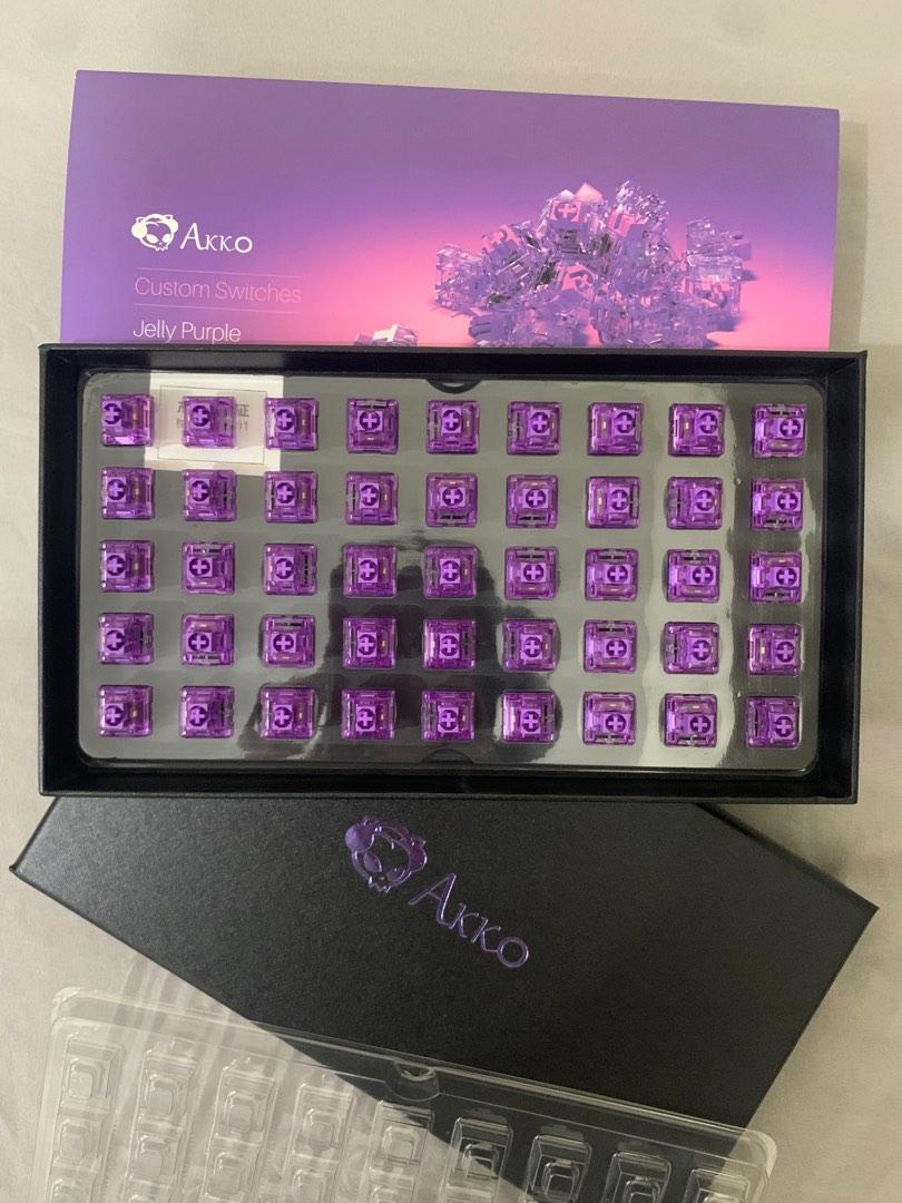 Akko Jelly Purple Switches (tactile), Computers & Tech, Parts ...