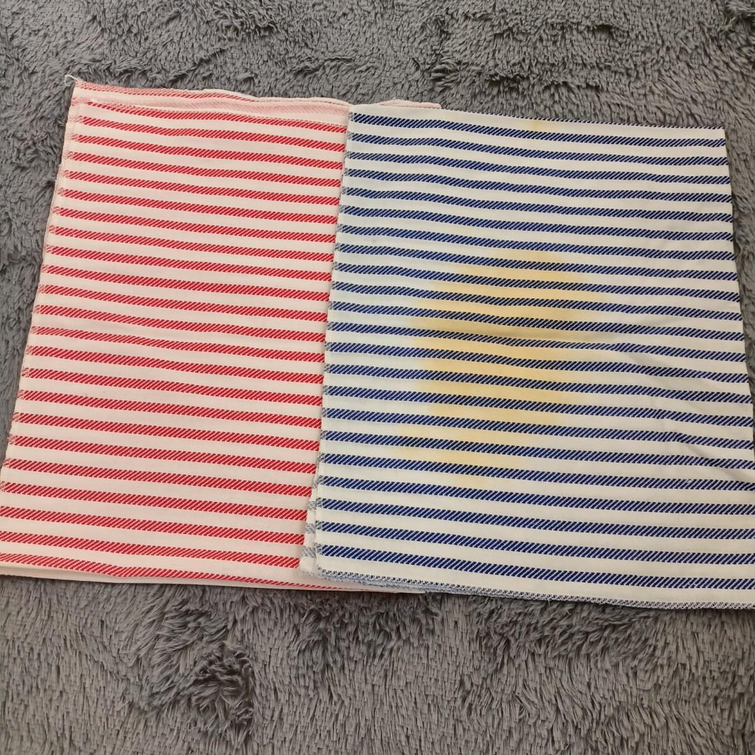 Alas perlak kain garis garis alas ompol 59x75cm PRELOVED, Bayi & Anak ...