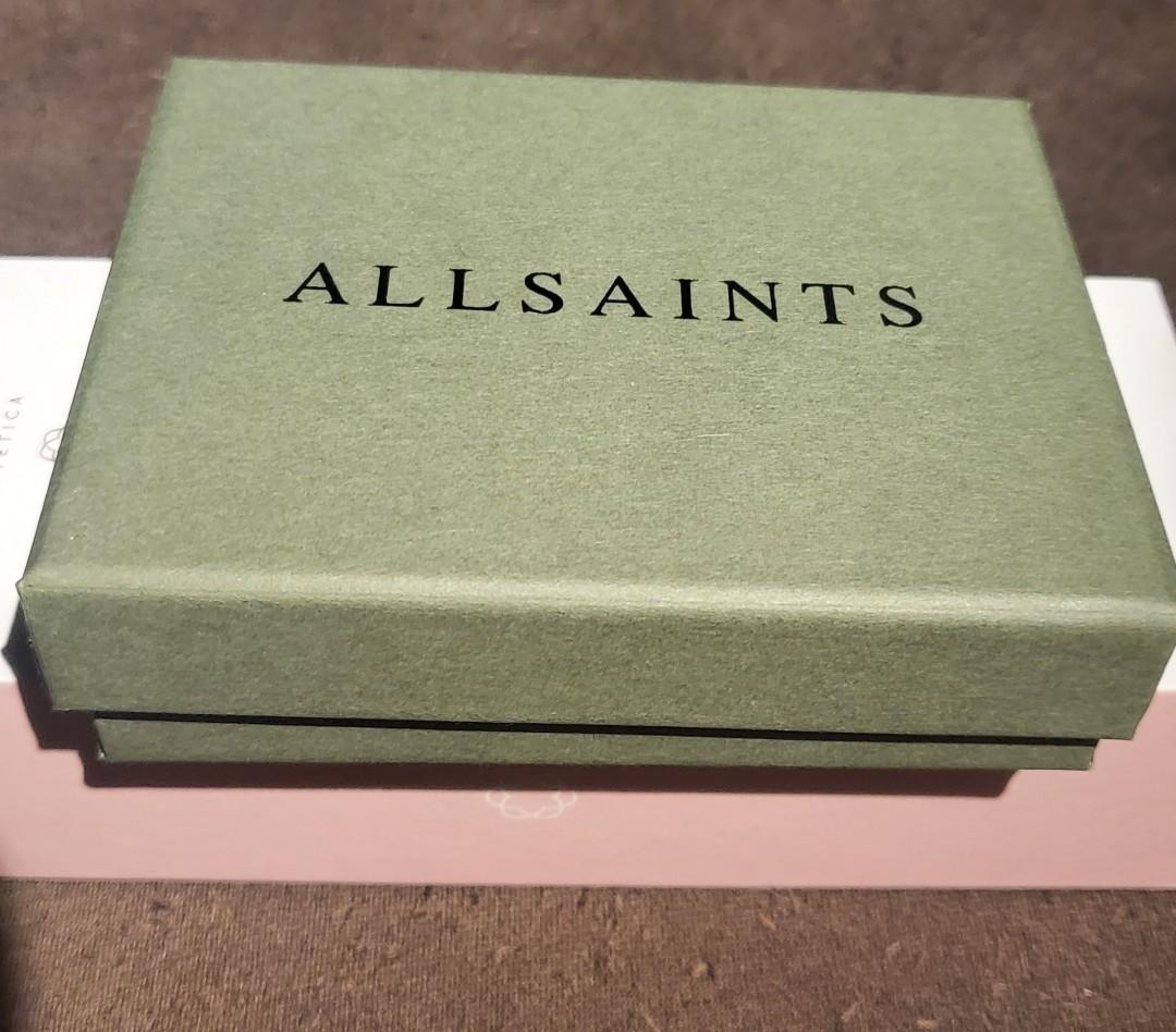 AllSainta Honore leather cardholder wallet Black, Women's Fashion, Bags ...