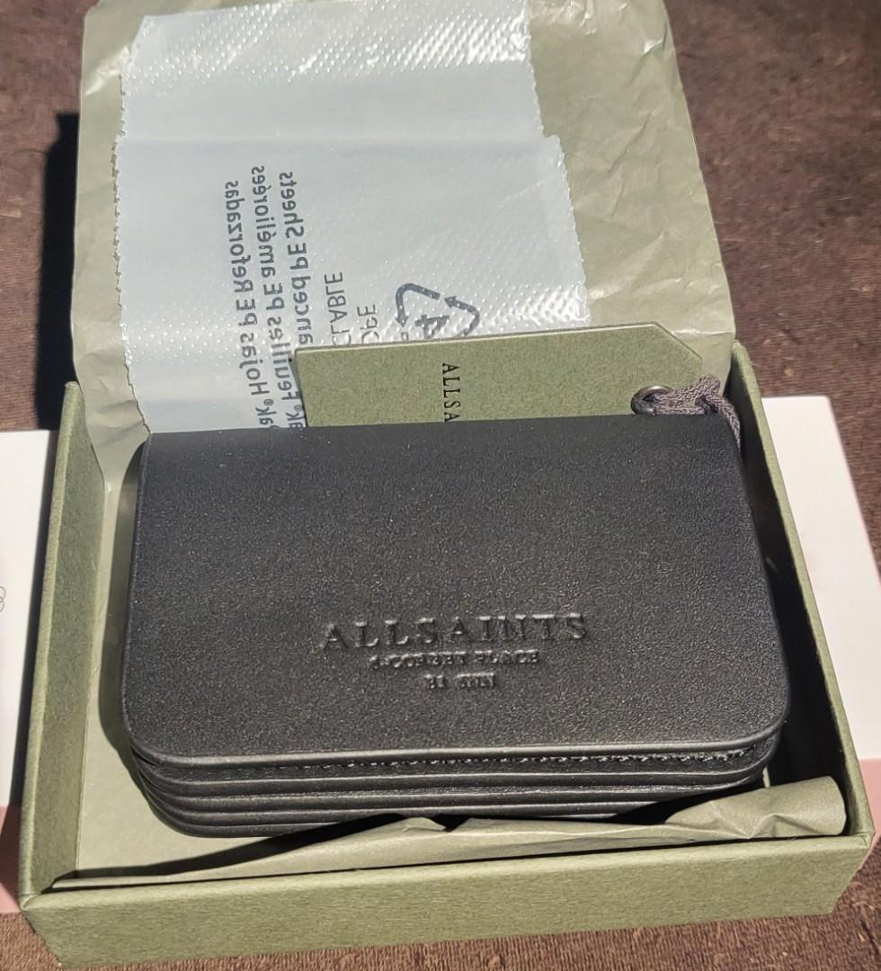 AllSainta Honore leather cardholder wallet Black, Women's Fashion, Bags ...
