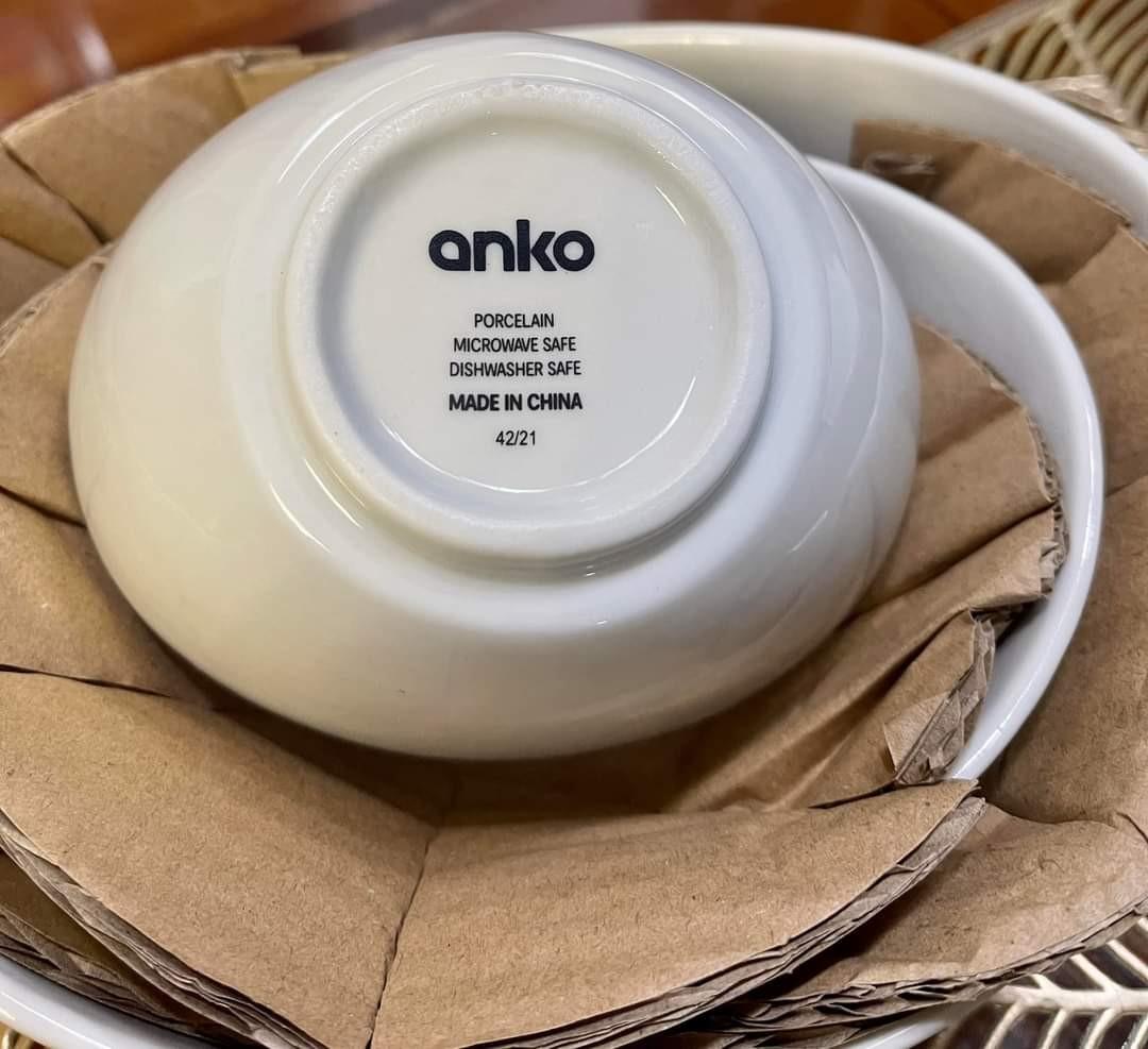 Anko 3 Oval Bowl Set White Party Food Server Display Set, Furniture ...