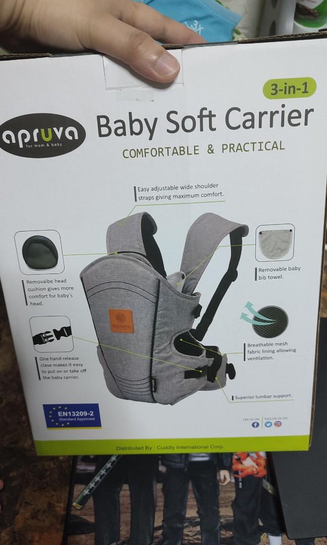 Apruva Baby Soft Carrier, Babies & Kids, Going Out, Carriers & Slings ...